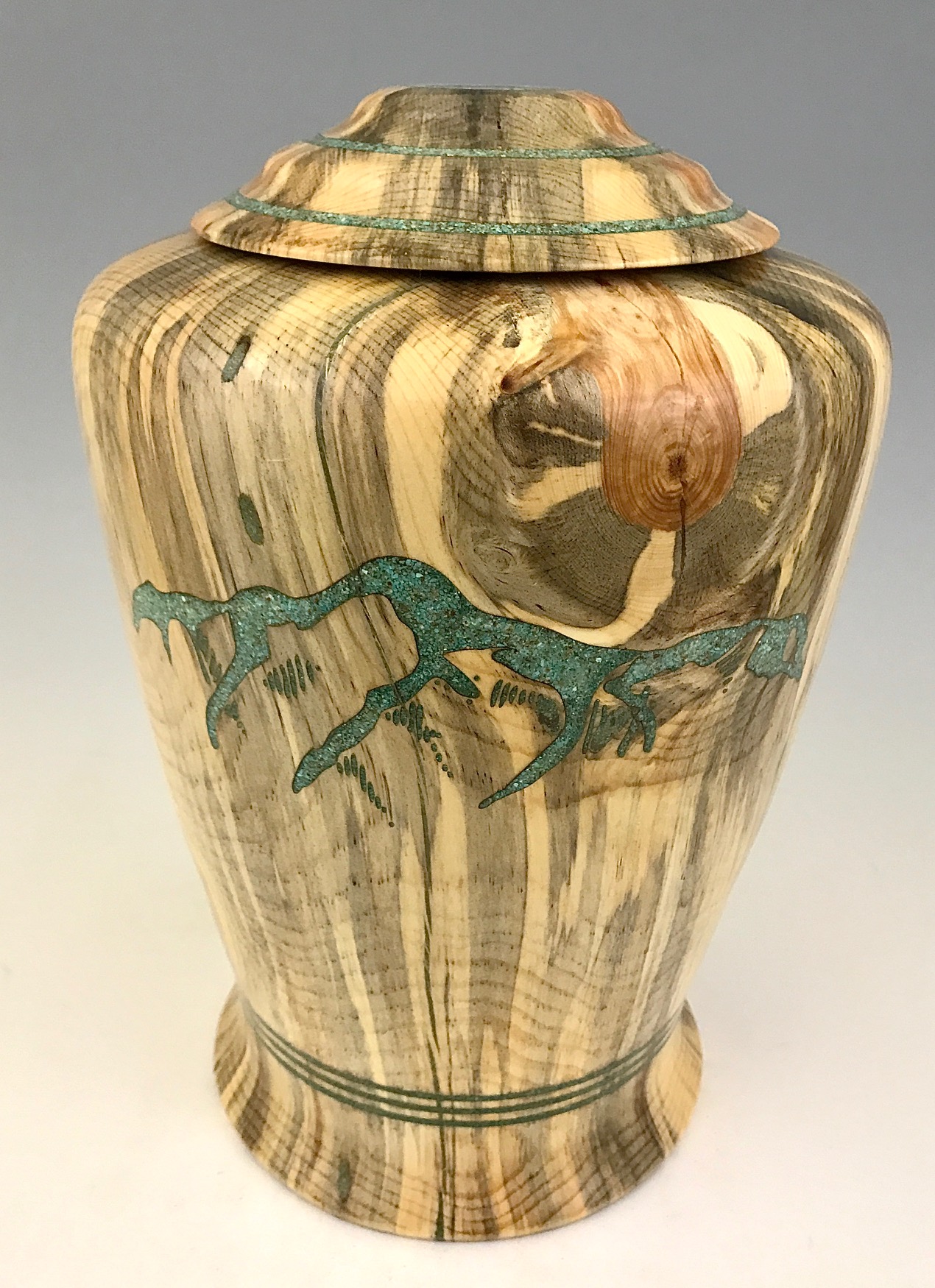Hand turned Urns by Foxy Woodz