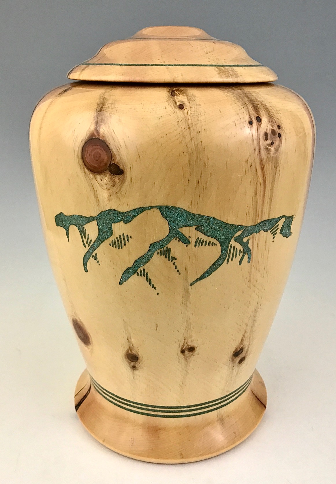 Hand turned Urns by Foxy Woodz